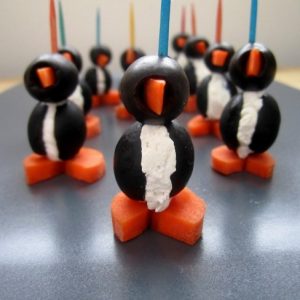 Olive & Cream Cheese Penguins - Eat. Drink. Love.