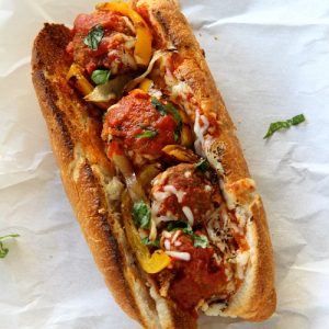 Chicken Meatball Subs - Eat. Drink. Love.