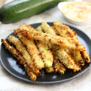 Baked Zucchini Stacks with Balsamic Glaze - Eat. Drink. Love.