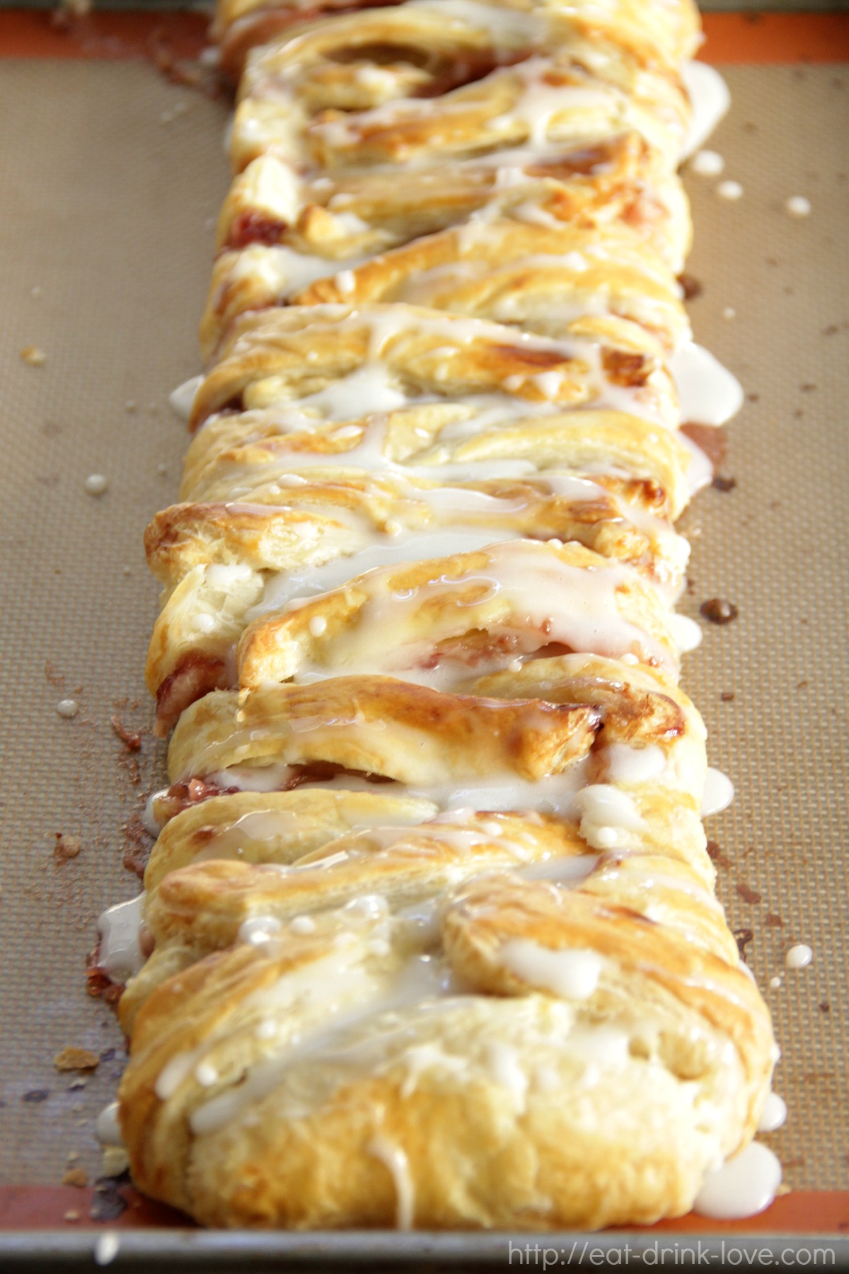 Strawberry Cream Cheese Pastry - Eat. Drink. Love.