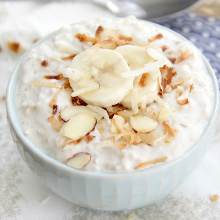 Coconut Cream Pie Overnight Oats - Eat. Drink. Love.