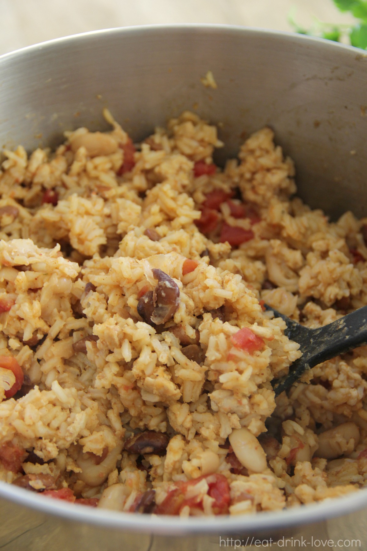 One-Pot Chicken, Beans, and Rice - Eat. Drink. Love.