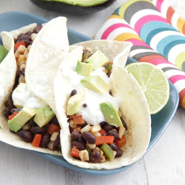 15-Minute Veggie Tacos - Eat. Drink. Love.