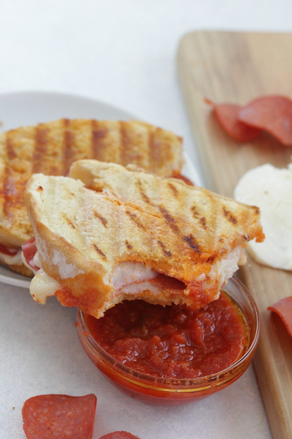 Pepperoni Pizza Panini - Eat. Drink. Love.