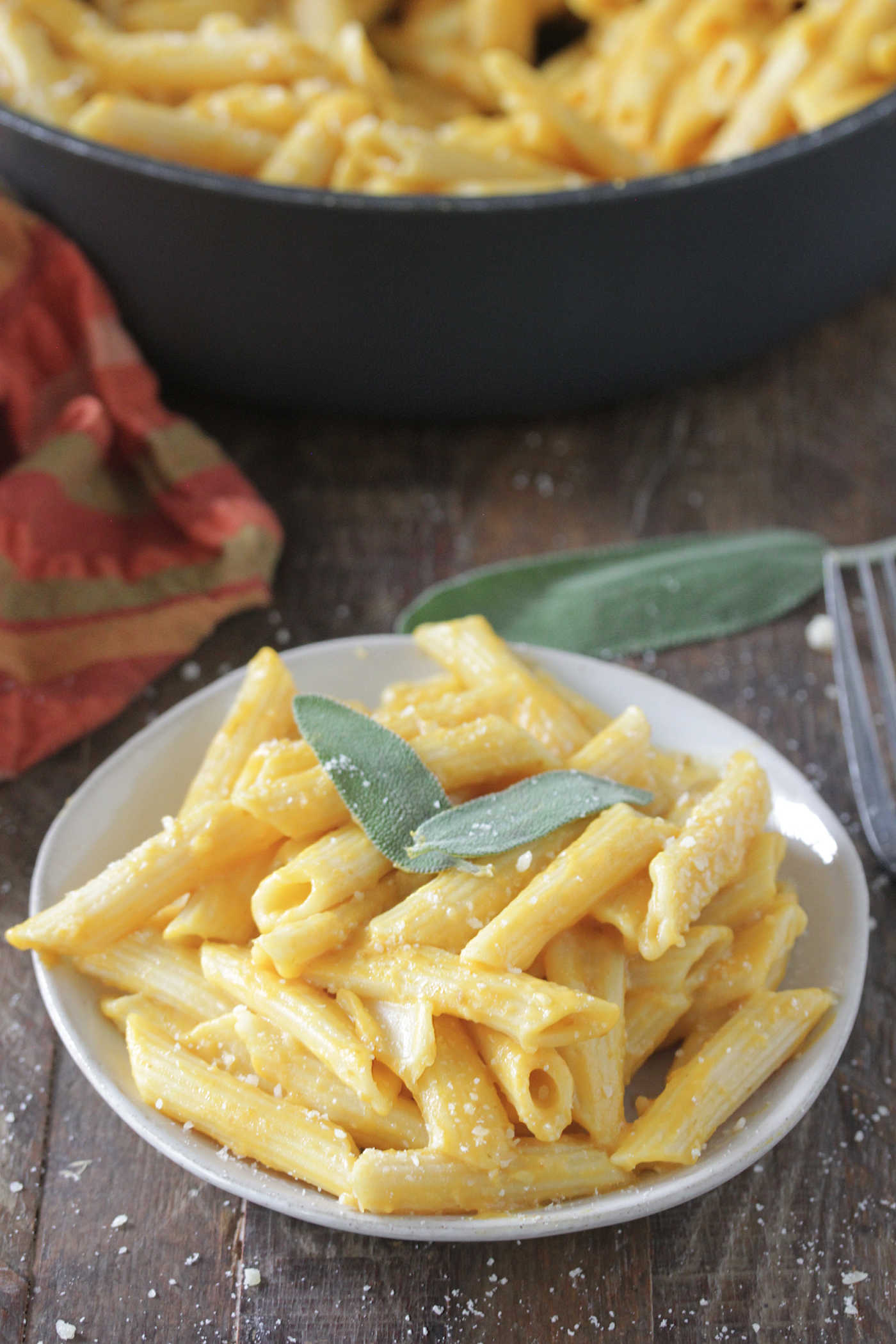 Pumpkin Mascarpone Pasta - Eat. Drink. Love.