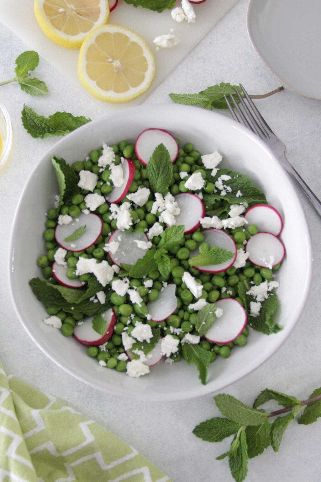 Spring Pea, Mint, & Feta Salad - Eat. Drink. Love.