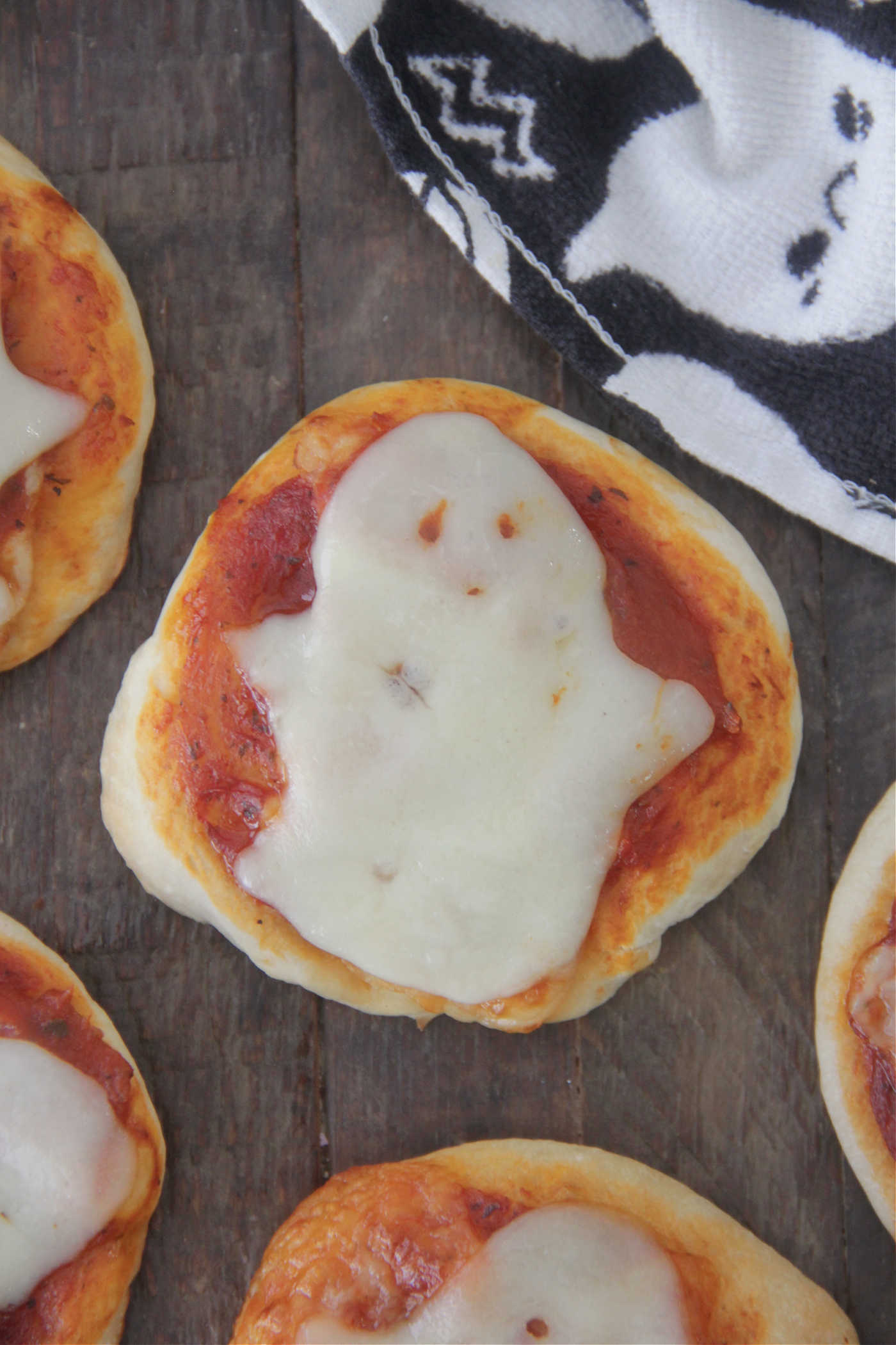 Mini Ghost Pizzas - Eat. Drink. Love.