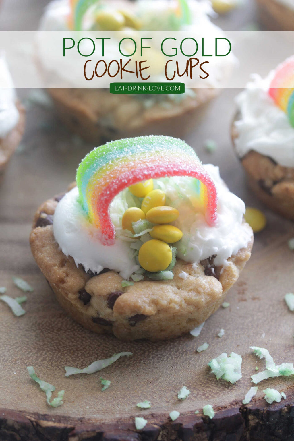 Pot of Gold Cookie Cups - Eat. Drink. Love.